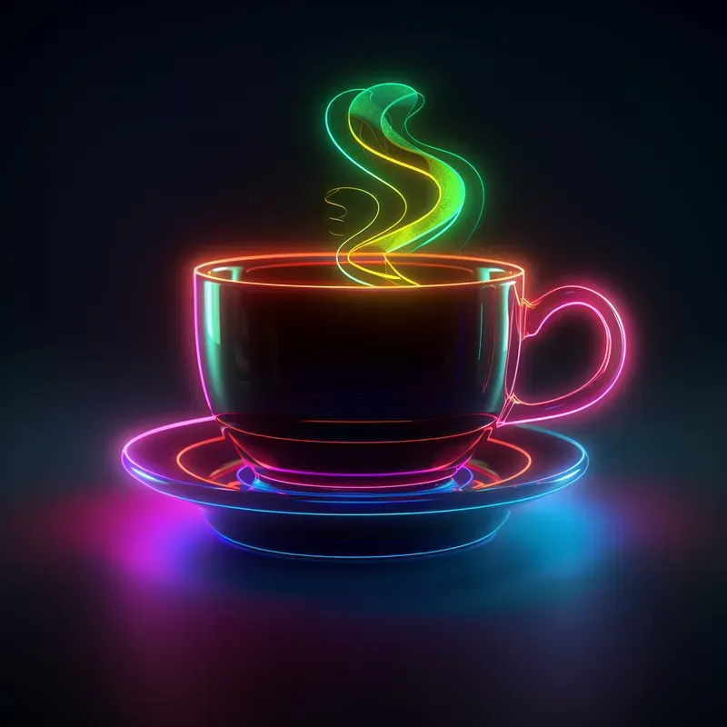 Multiform Neon Logos Midjourney Prompt | PromptBase