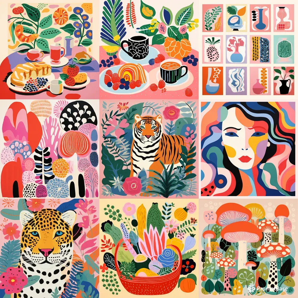 Bold Graphic Art Prints Midjourney Prompt | PromptBase