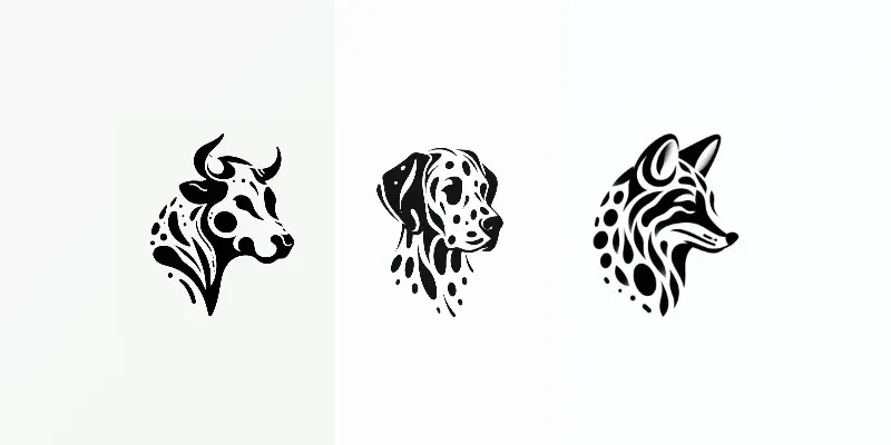 Celestial Pointillism Logo Vector DALL·E Prompt | PromptBase