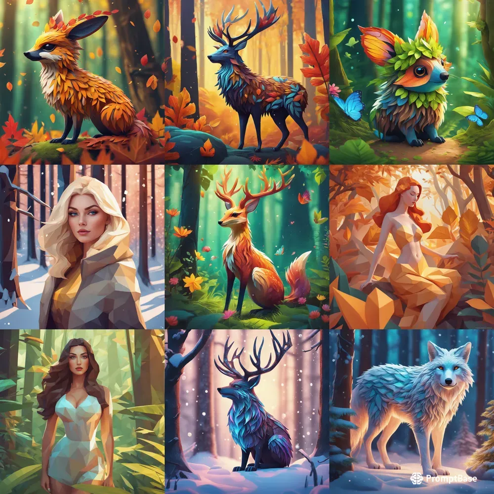Magical Forest Creatures Stable Diffusion Prompt | PromptBase