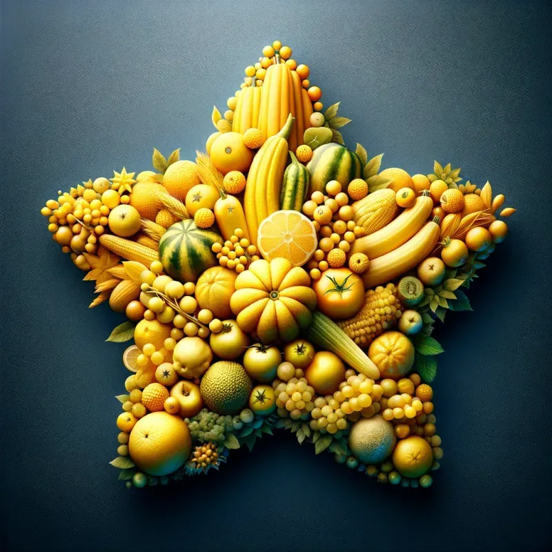 Fruits And Vegetables Geometry DALL·E Prompt | PromptBase