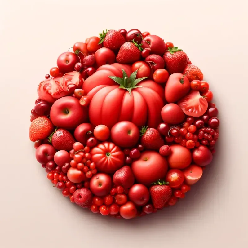 Fruits And Vegetables Geometry DALL·E Prompt | PromptBase