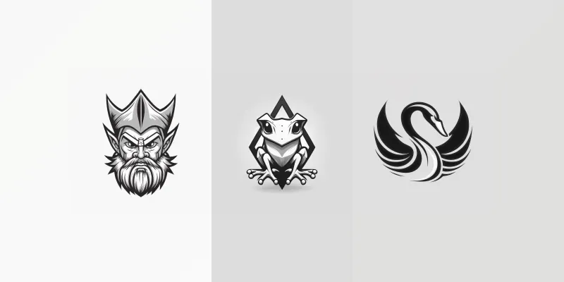 Minimalistic Modern Mascot Logo Design Midjourney Prompt | PromptBase