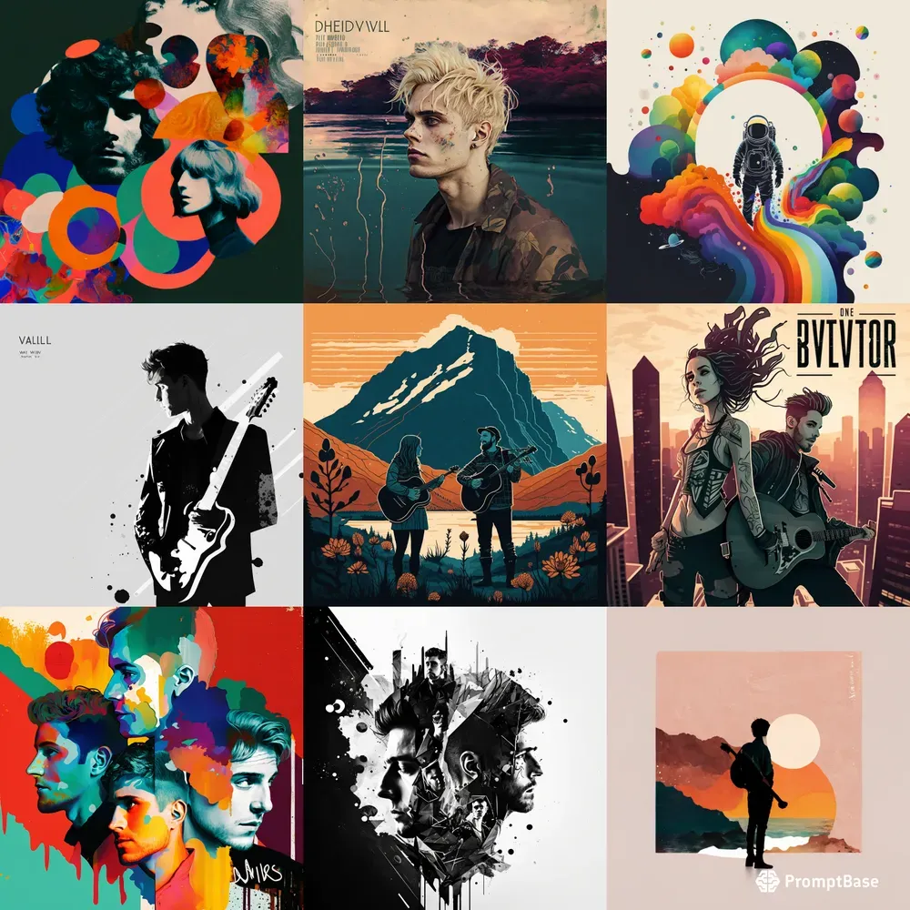 Stunning Album Cover Art Midjourney Prompt | PromptBase