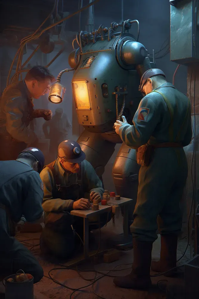 Futuristic Soviet Propagandas Midjourney Prompt | PromptBase