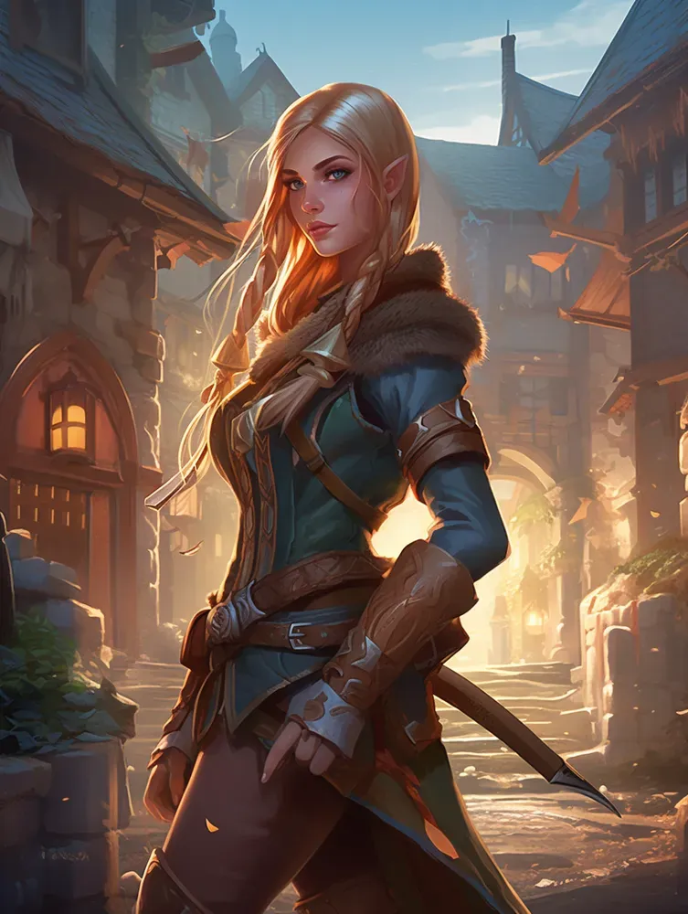 Fantasy Character Buildings Landscapes Midjourney Prompt | PromptBase