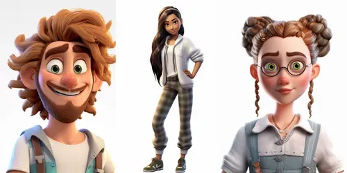 Pixar Style Characters Midjourney Prompt | PromptBase