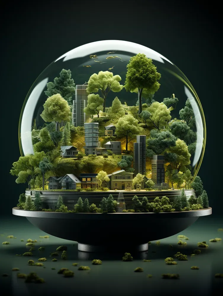 Environmental Sustainability Pictures Midjourney Prompt | PromptBase