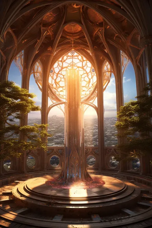 Science Fiction Monuments Midjourney Prompt | PromptBase