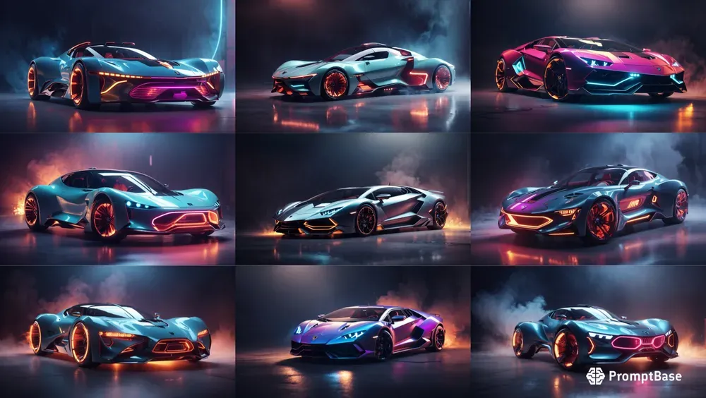 Cool Futuristic Hyper Cars Leonardo Ai Prompt | PromptBase