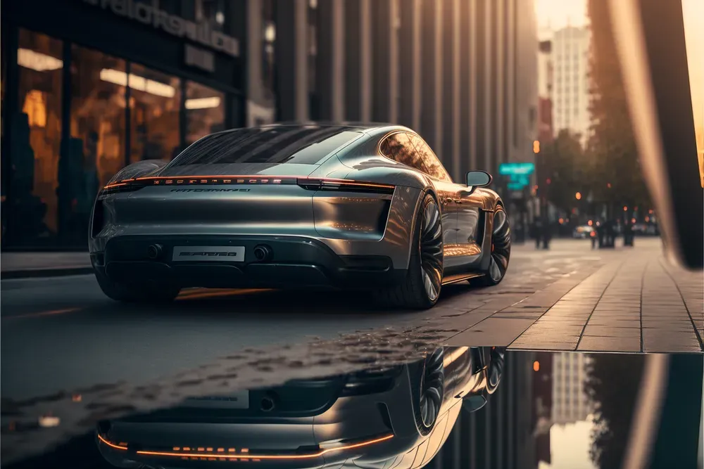 Real Reflective Cars Photos Midjourney Prompt | PromptBase