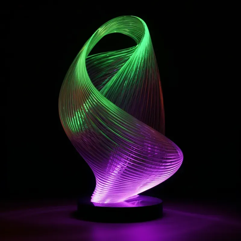 Immersive Light Sculptures Midjourney Prompt | PromptBase
