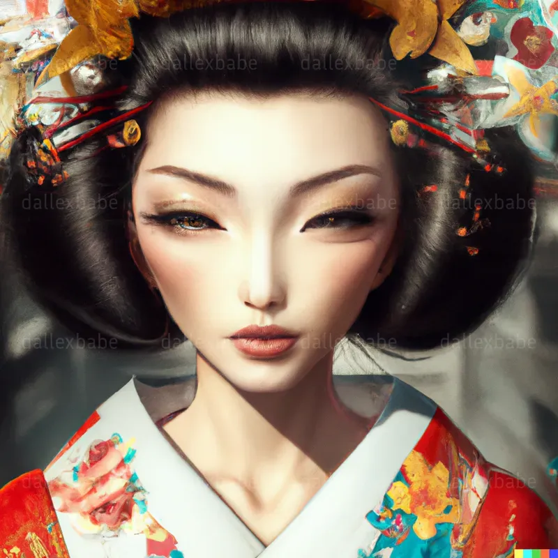 Digital Geisha Avatars DALL·E Prompt | PromptBase