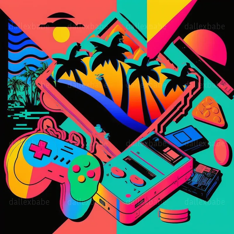 90s Tech Screensavers Midjourney Prompt | PromptBase