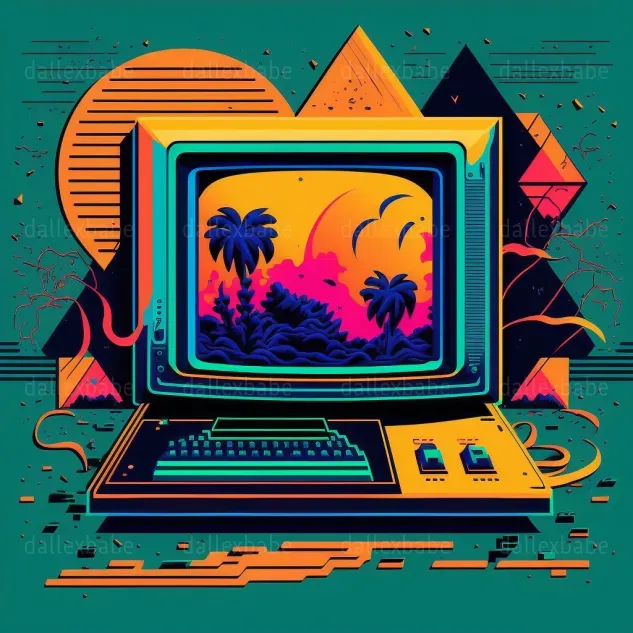 90s Tech Screensavers Midjourney Prompt | PromptBase