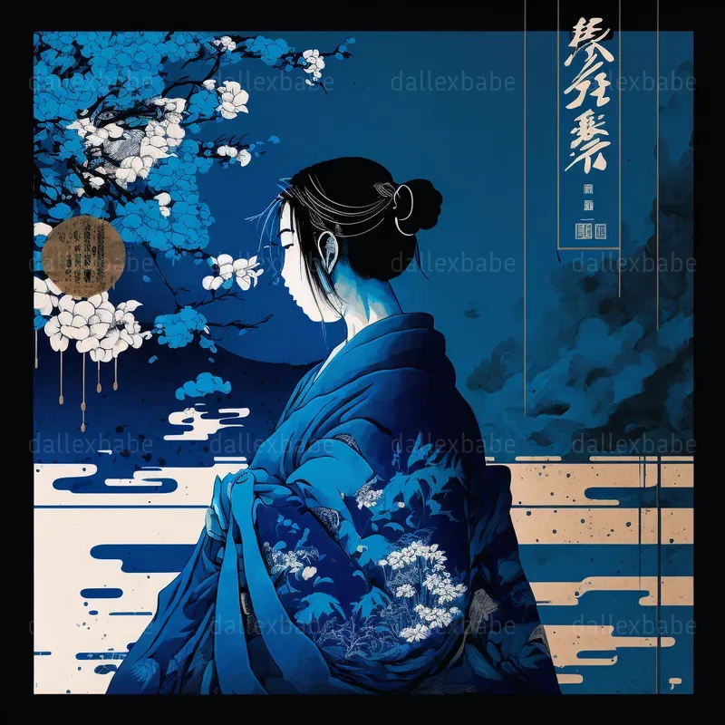 Asian Style Cover Art Midjourney Prompt | PromptBase