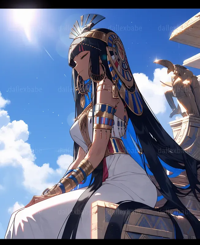 Anime Style Egyptian Gods Midjourney Prompt | PromptBase
