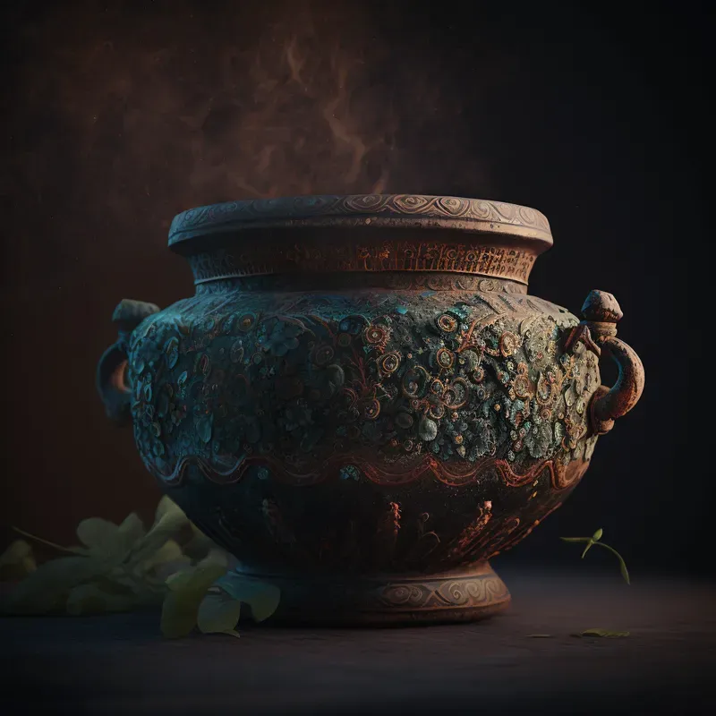 Alien Pottery Midjourney Prompt | PromptBase