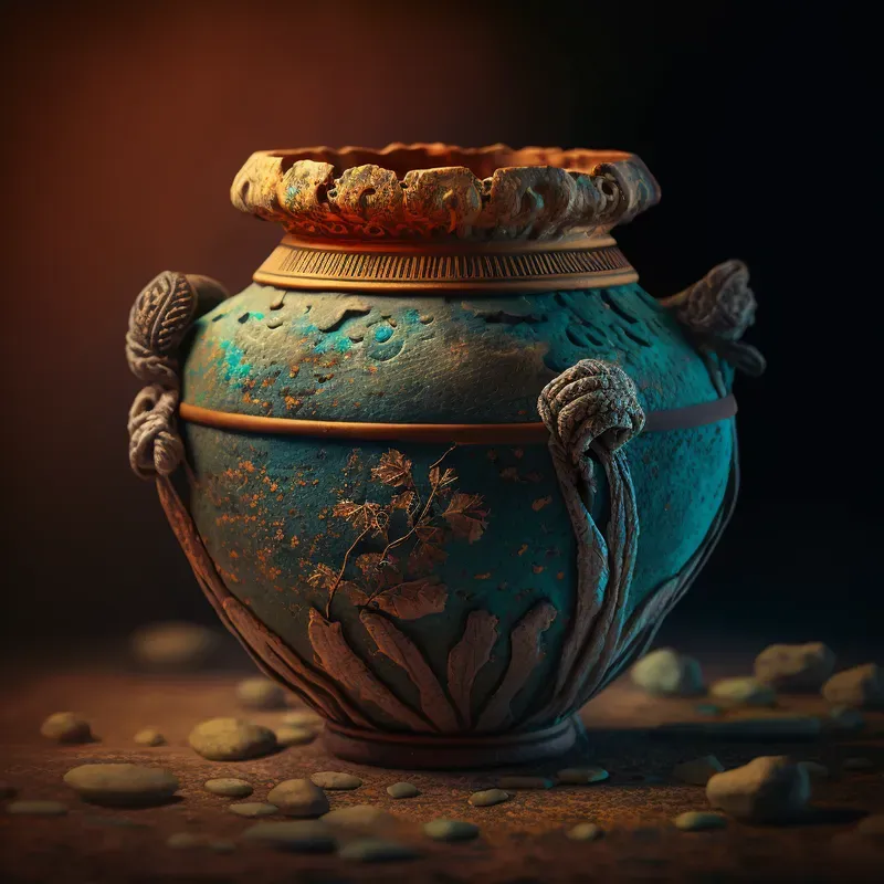 Alien Pottery Midjourney Prompt | PromptBase