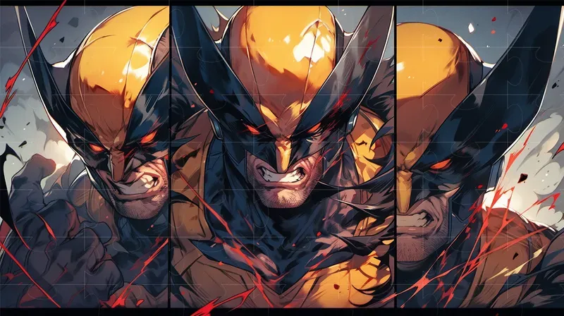 Heroes Or Villain Marvels Split Portraits Midjourney Prompt | PromptBase