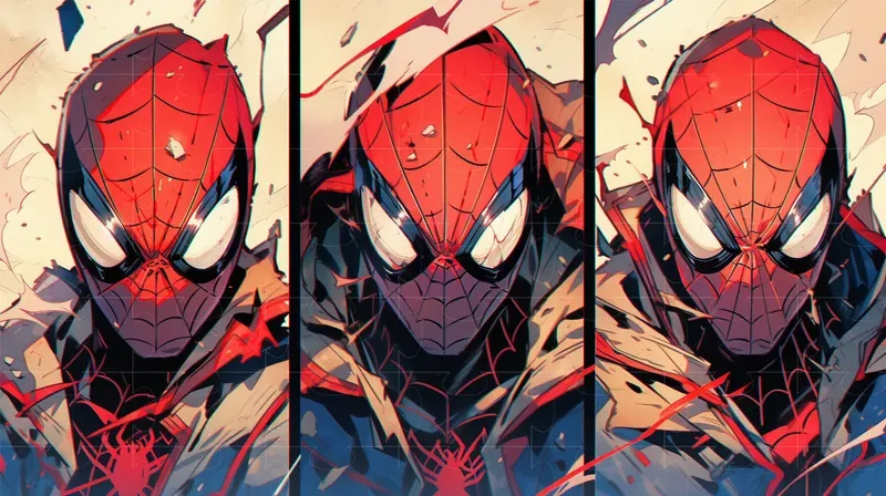 Heroes Or Villain Marvels Split Portraits Midjourney Prompt | PromptBase