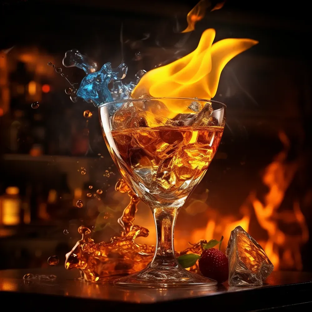 Photorealistic Flaming Foods Midjourney Prompt | PromptBase