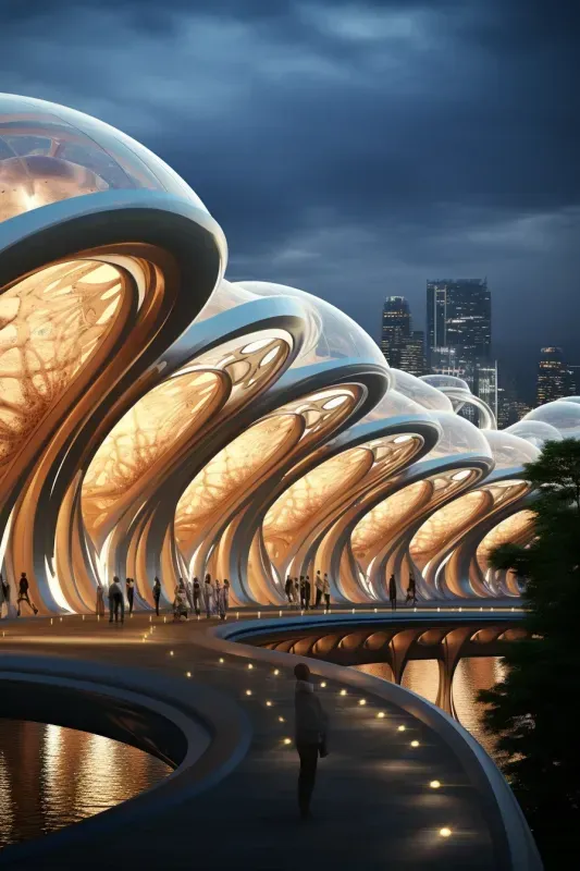 Architectural Utopia Designing Tomorrow Midjourney Prompt | PromptBase