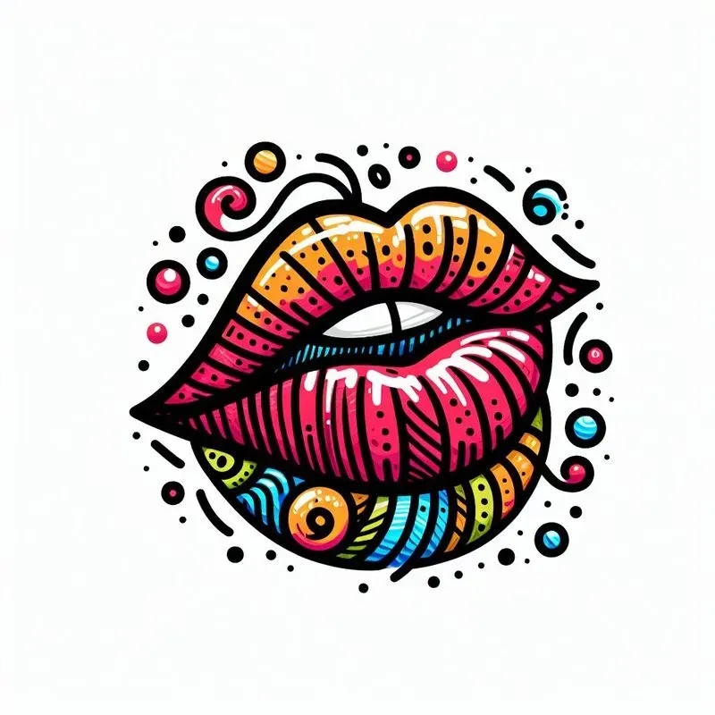 Colored Hand Drawn Doodle Logos DALL·E Prompt | PromptBase