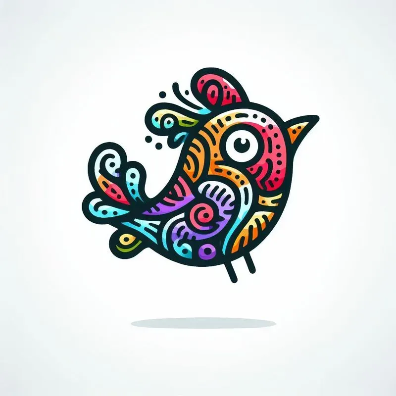 Colored Hand Drawn Doodle Logos DALL·E Prompt | PromptBase