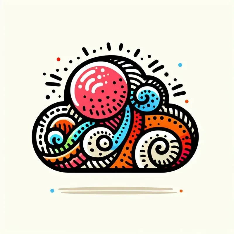 Colored Hand Drawn Doodle Logos DALL·E Prompt | PromptBase