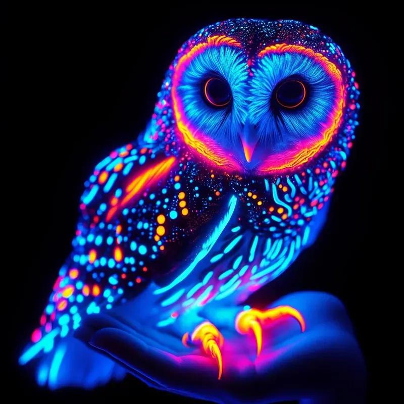 Bioluminescent Animals Glowing Neon DALL·E Prompt | PromptBase