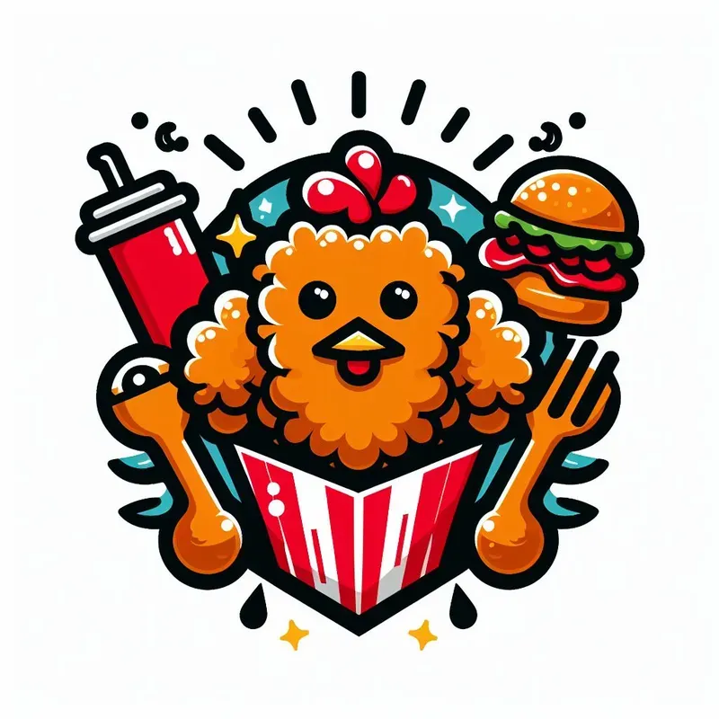 Foodie Logo Vector Art Kits DALL·E Prompt | PromptBase