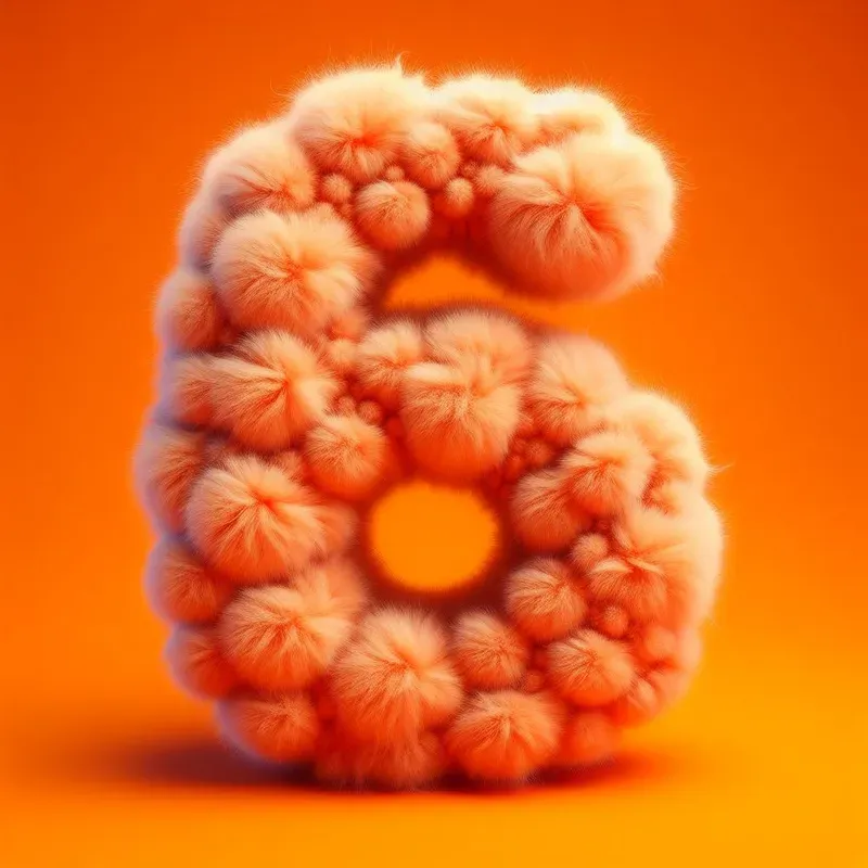 Fluffy Numbers And Letters DALL·E Prompt | PromptBase