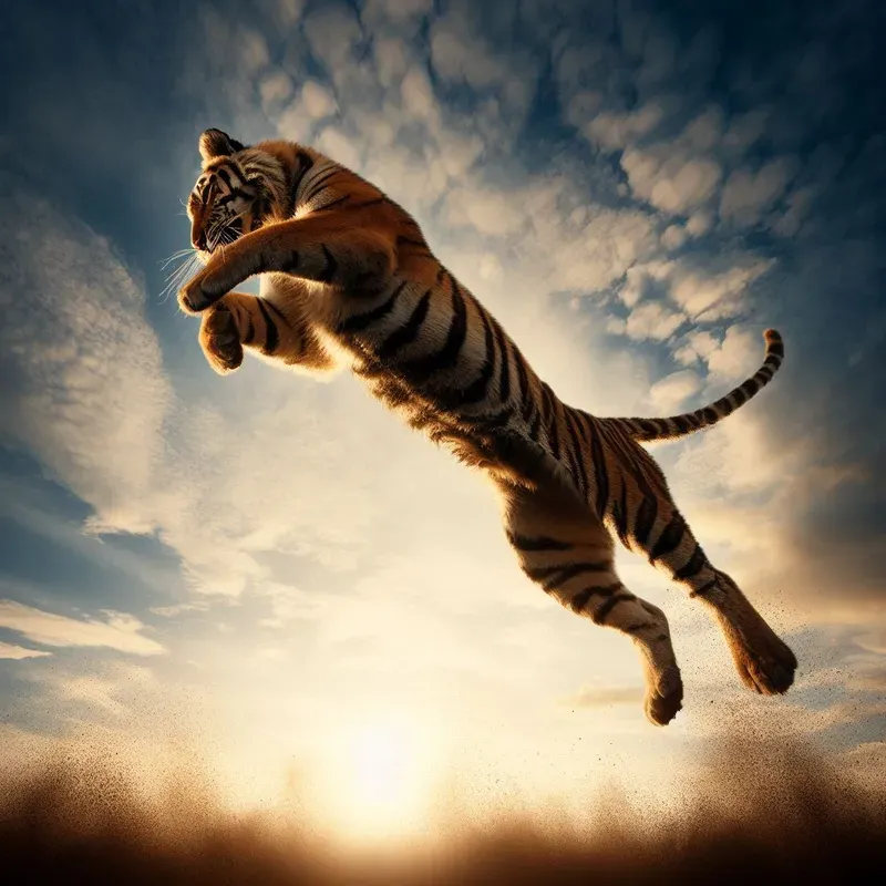 Jumping Animals Pictures DALL·E Prompt | PromptBase