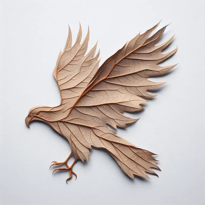 Dry Leaf Shaped Objects DALL·E Prompt | PromptBase