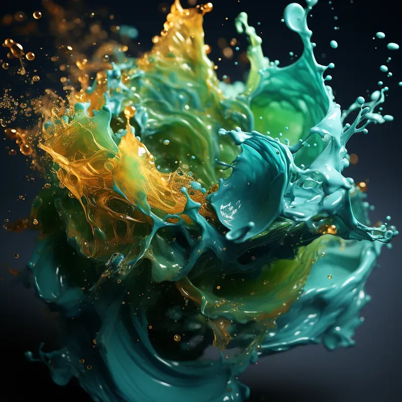 Paint Splash 8k Desktop Wallpapers Midjourney Prompt | PromptBase