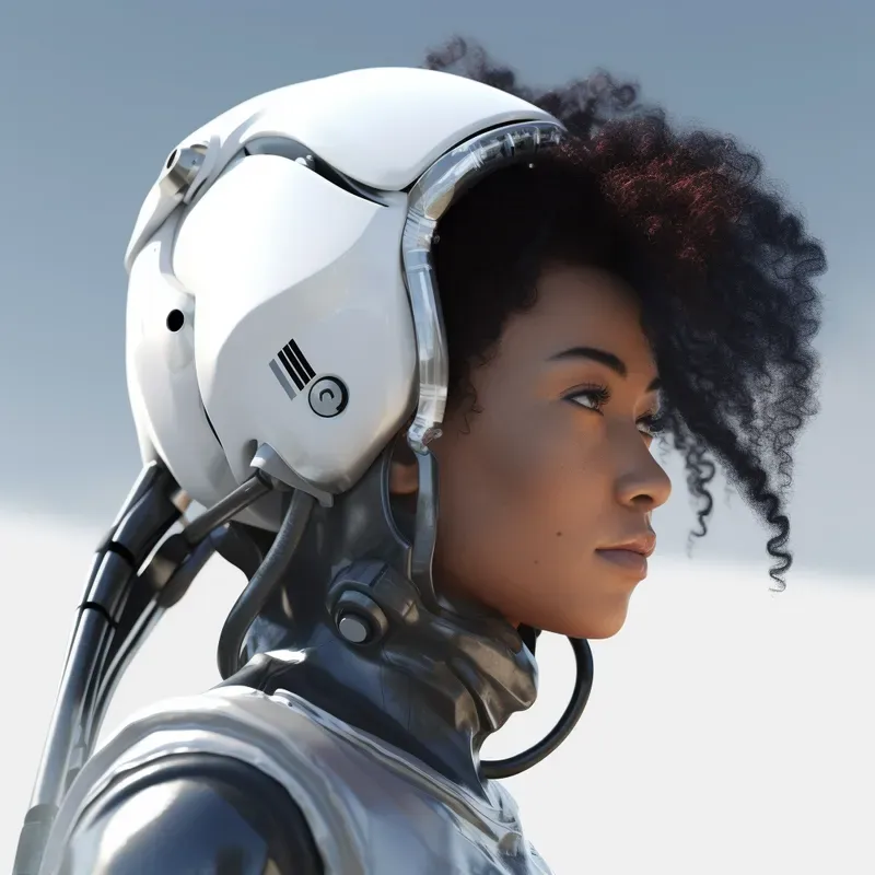 Futuristic Mecha Humans Midjourney Prompt | PromptBase