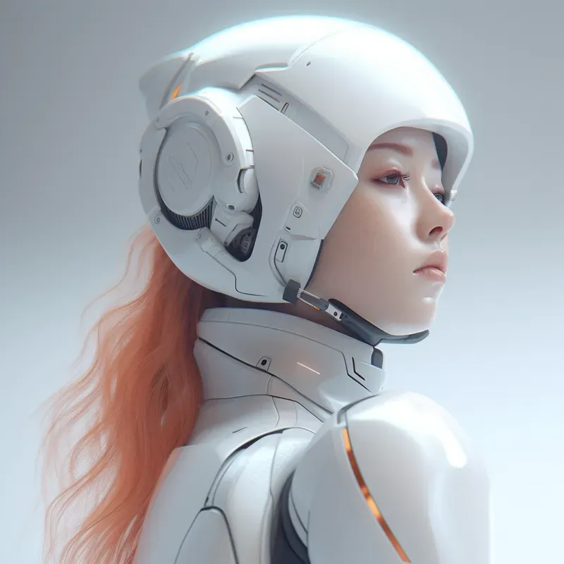 Futuristic Mecha Humans Midjourney Prompt | PromptBase