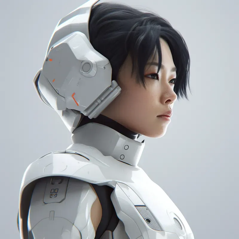 Futuristic Mecha Humans Midjourney Prompt | PromptBase