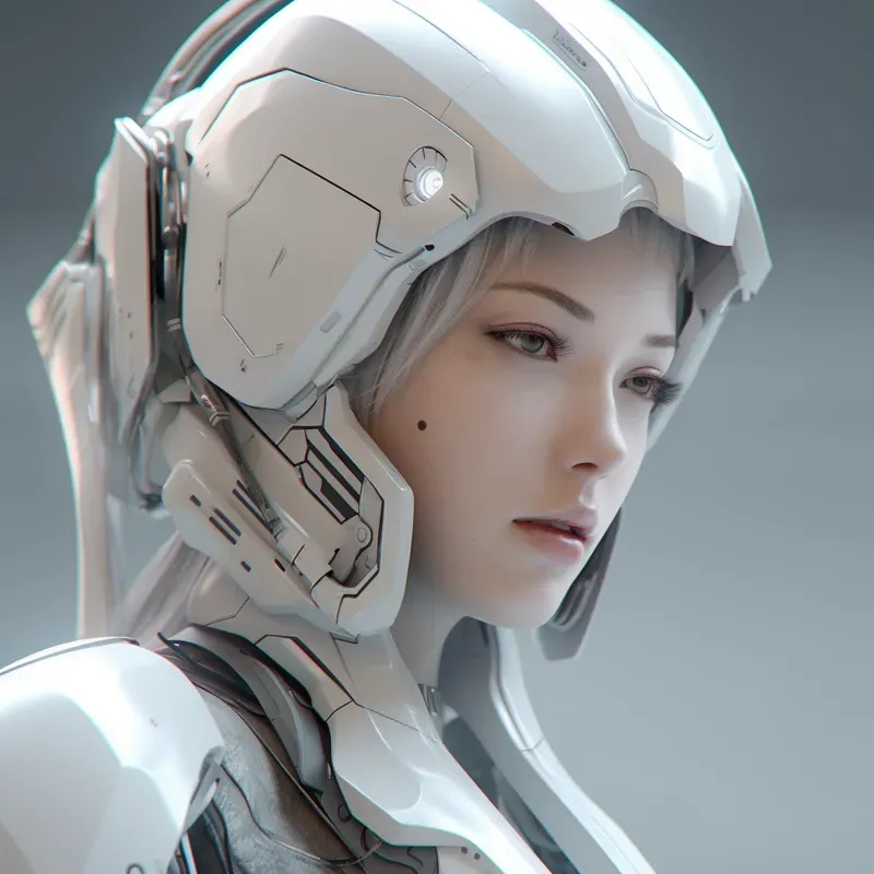 Futuristic Mecha Humans Midjourney Prompt | PromptBase