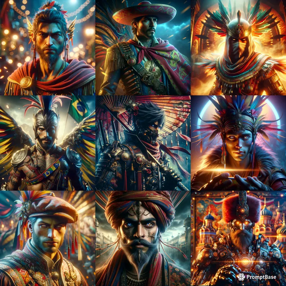 Fantasy Country Characters DALL·E Prompt | PromptBase