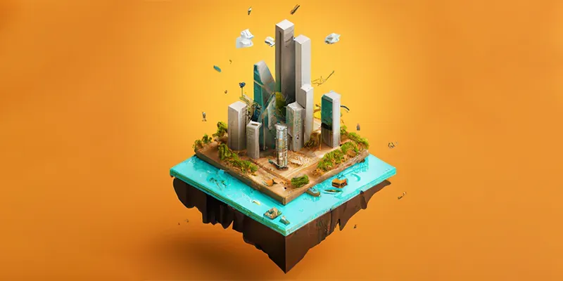Block Cities DALL·E Prompt | PromptBase