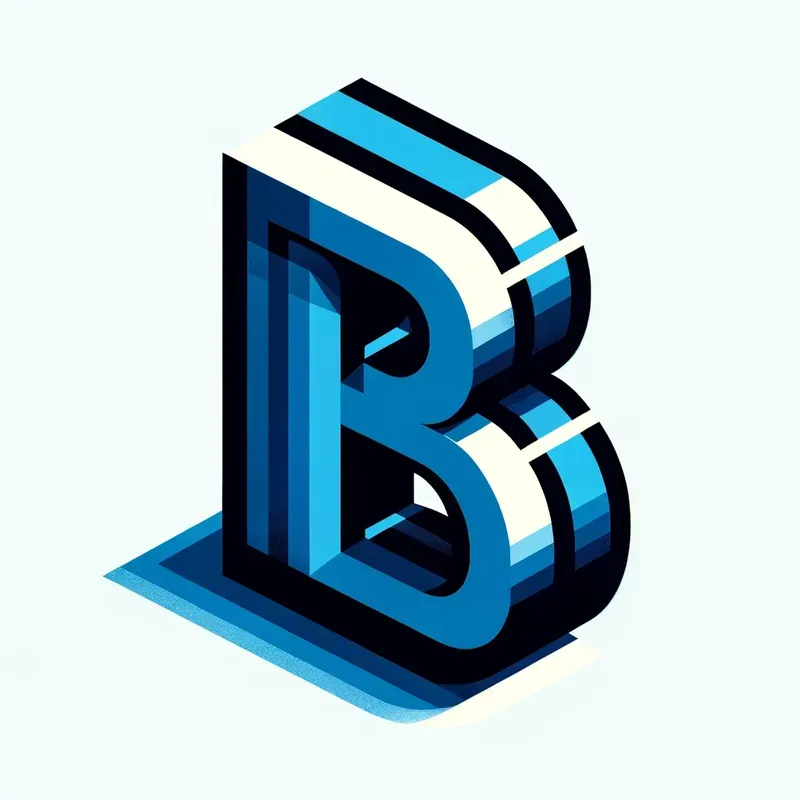 Modern Isometric 3D Letter Logos DALL·E Prompt | PromptBase