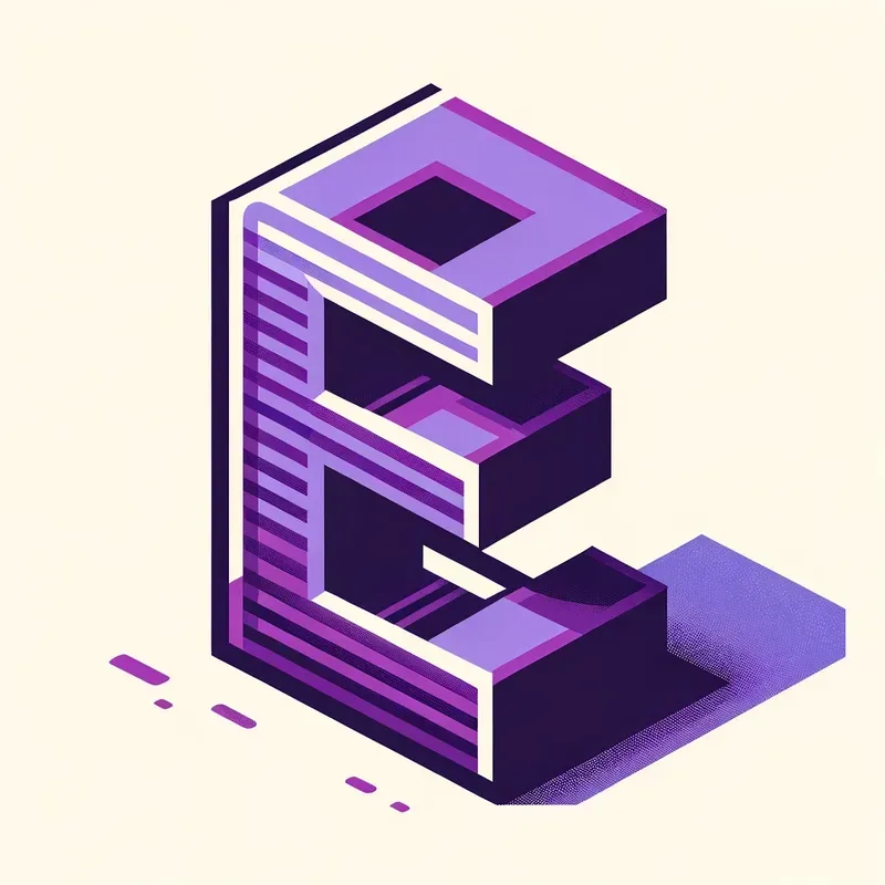 Modern Isometric 3D Letter Logos DALL·E Prompt | PromptBase