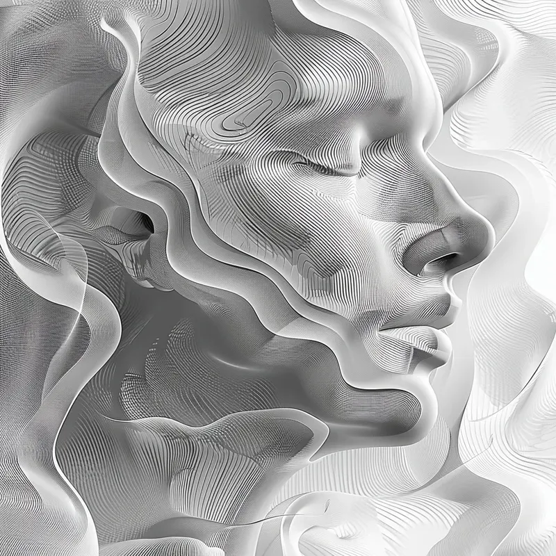 Abstract Line Drawings Midjourney Prompt | PromptBase