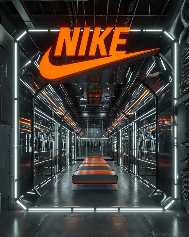 Futuristic Pop-up Store With Sign Midjourney Prompt | PromptBase