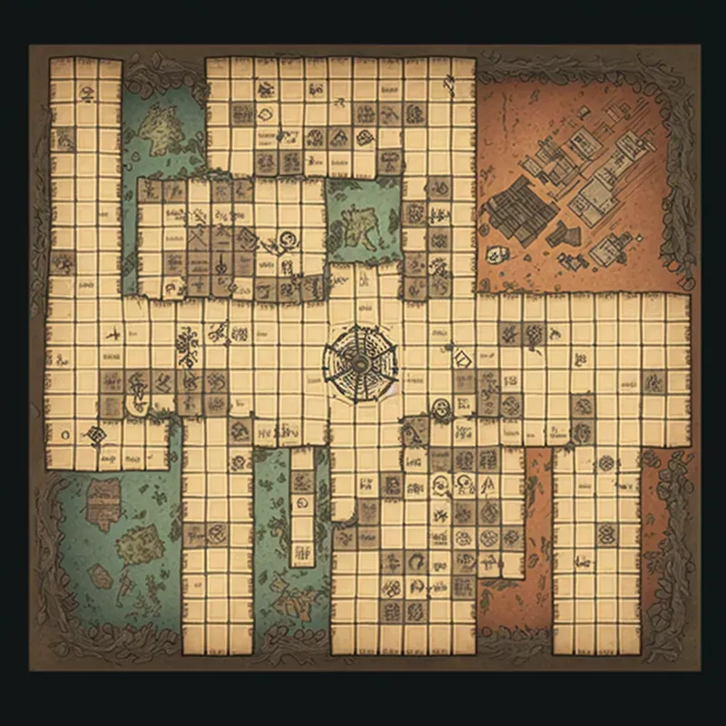 Grid Map Generator Midjourney Prompt | PromptBase