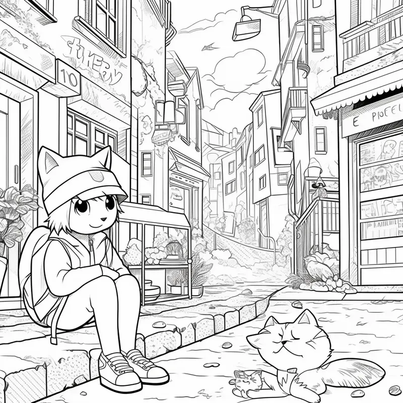 Perfect Coloring Pages Kids And Adults Midjourney Prompt | PromptBase