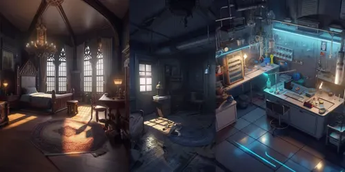 Isometric 3D Room Interiors Game Assets Midjourney Prompt | PromptBase