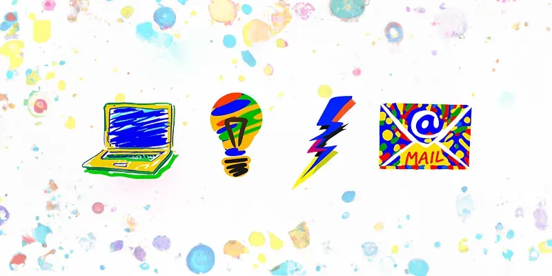 Colorful Weird Icons DALL·E Prompt | PromptBase